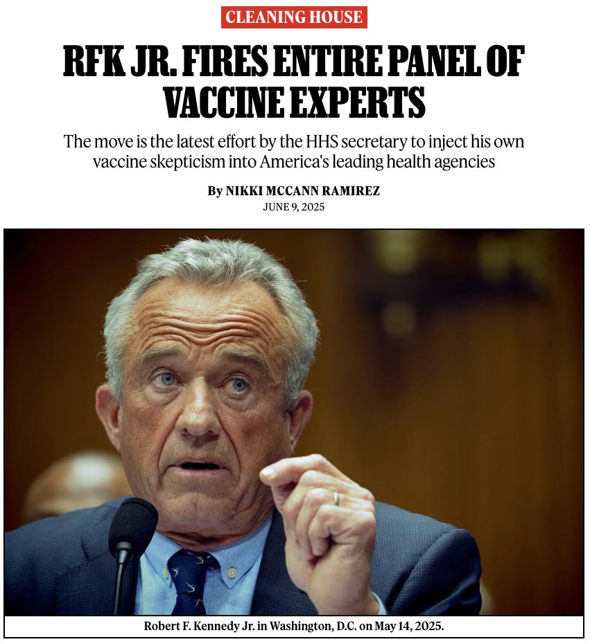 RFK Jr. Replaces 17 CDC Vaccine Advisers With 8 New Picks, Prompting ...