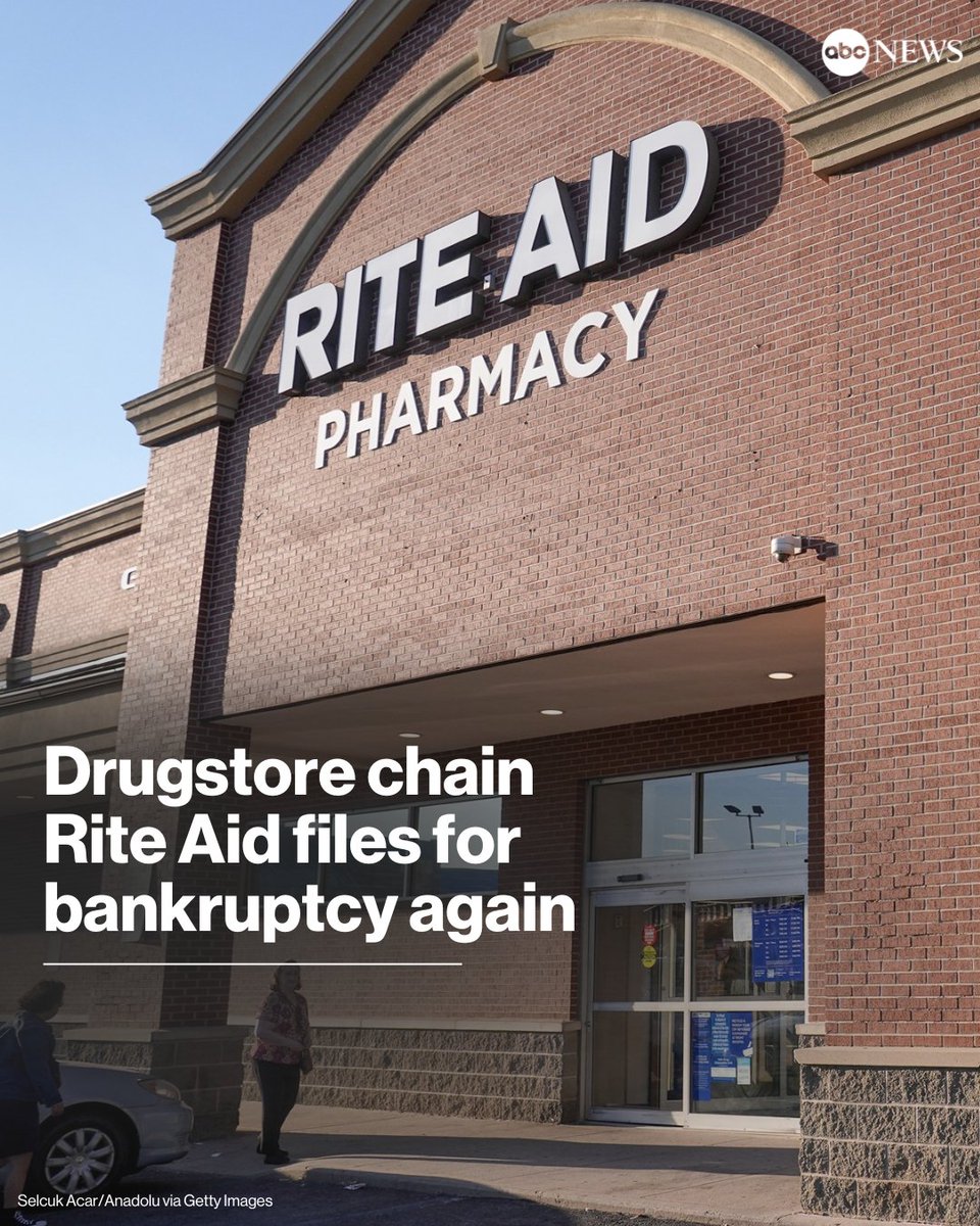Rite Aid Files for Bankruptcy Again, Plans to Auction Off Most ...