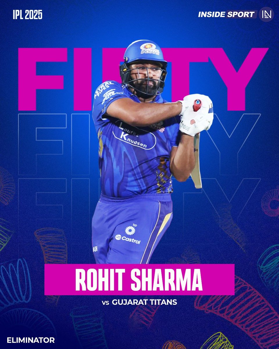 Rohit Sharma Scores 28-Ball Fifty, Reaches 300 Sixes and 7000 IPL Runs in IPL 2025 Eliminator ...