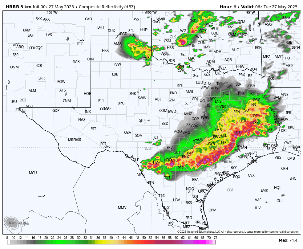 Rotating Supercell Storms With Tornadoes and Baseball-Sized Hail Hit ...