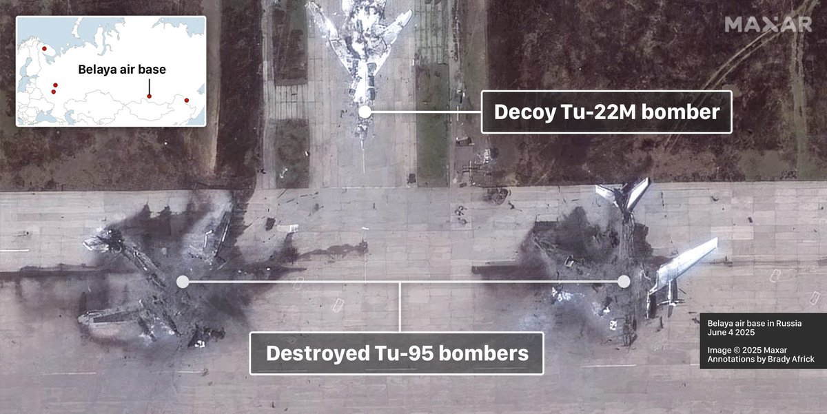 Russia Builds Aircraft Shelters at 14 Airfields After Operation ...