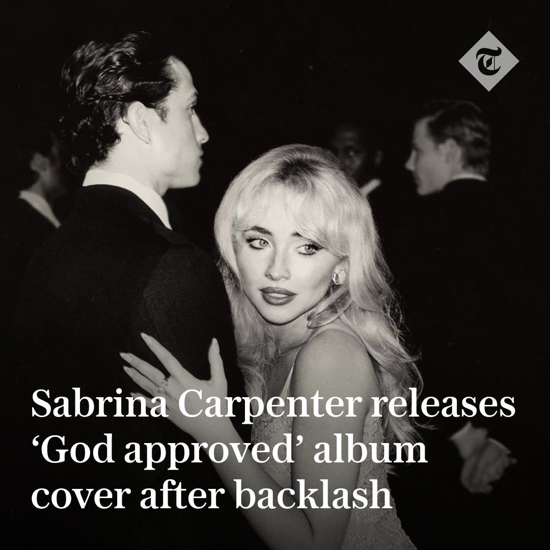 Sabrina Carpenter Replaces Provocative Album Cover With ‘God-Approved ...