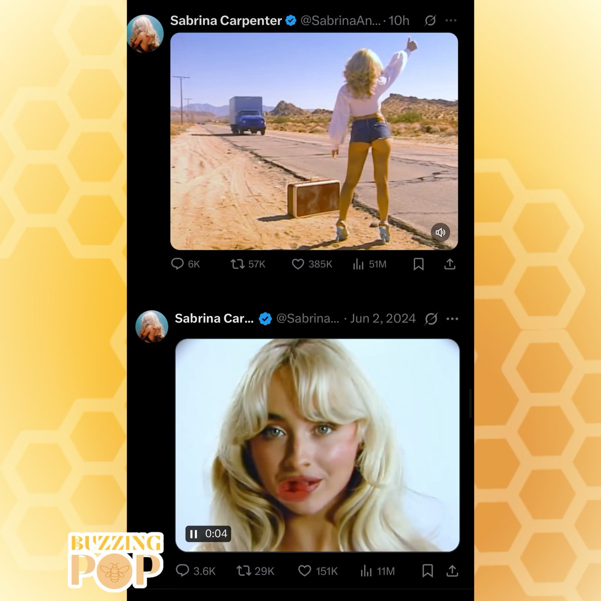 Sabrina Carpenter's 'Manchild' Teaser Hits 86 Million Views, Breaks ...