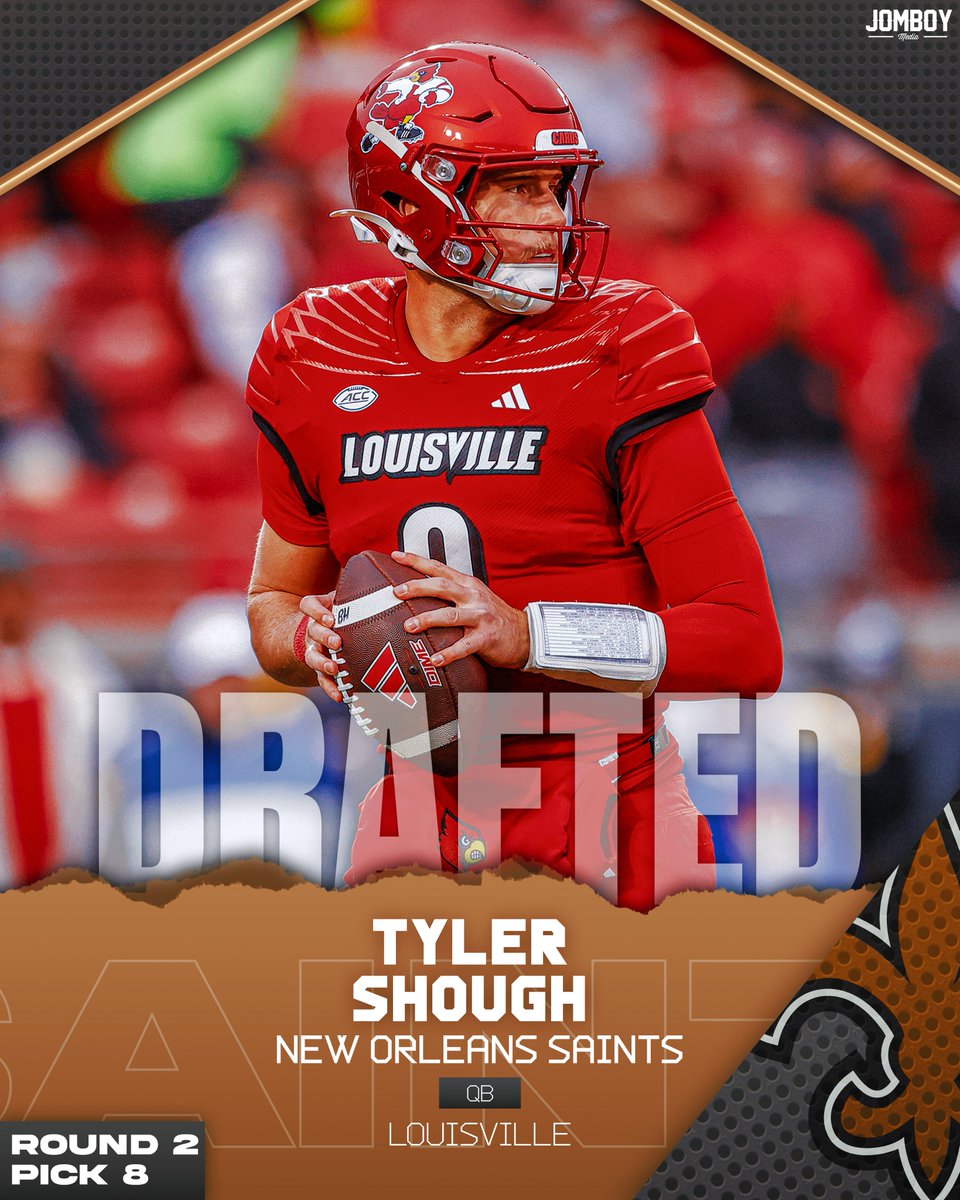 Saints Select Louisville QB Tyler Shough 40th Overall, Third ...