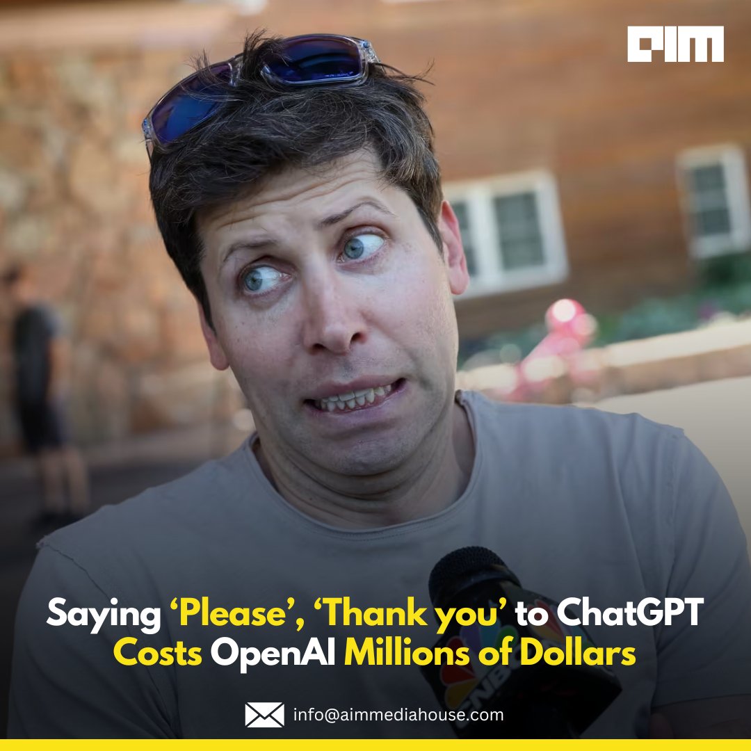 Sam Altman: Politeness to ChatGPT Costs OpenAI Tens of Millions in ...