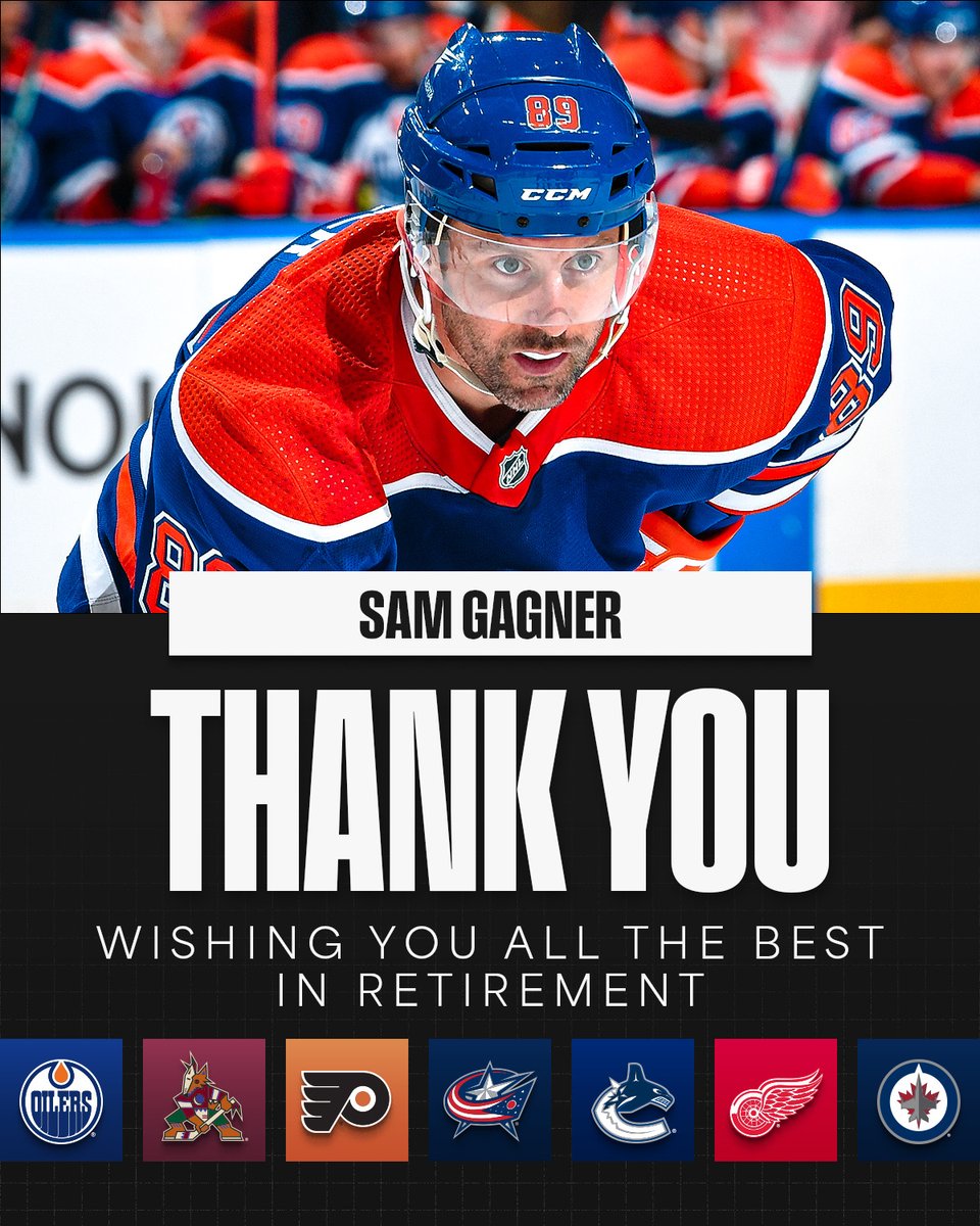 Sam Gagner Retires After 17 NHL Seasons, 1,043 Games; Joins Ottawa ...