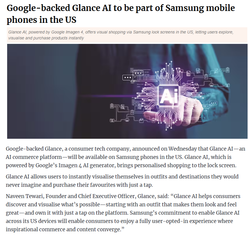 Samsung Rolls Out AI-Based Anti-Theft Features in One UI 7, Glance AI ...