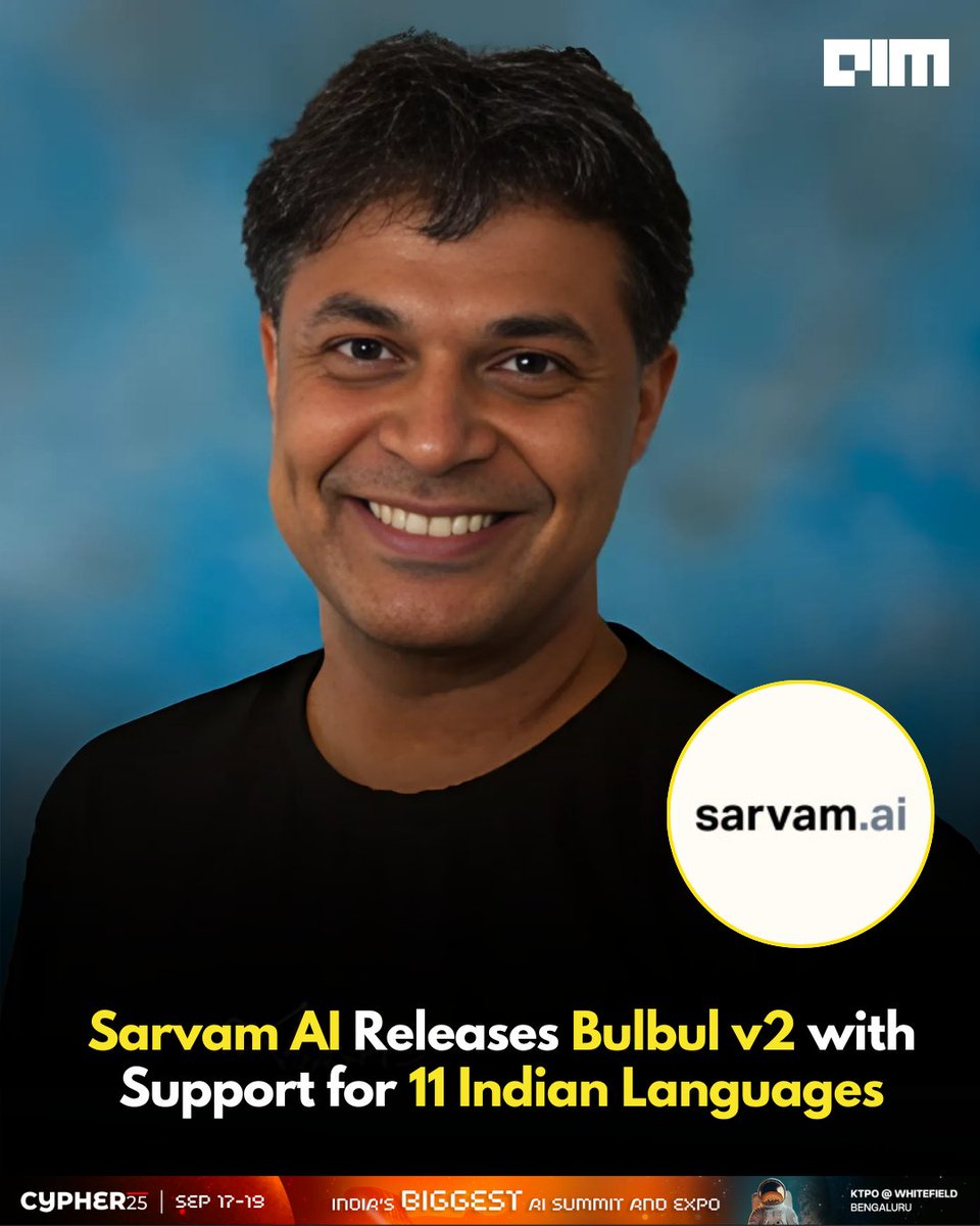 Sarvam AI Launches Bulbul V2 Text-to-Speech Model With 11 Indian ...