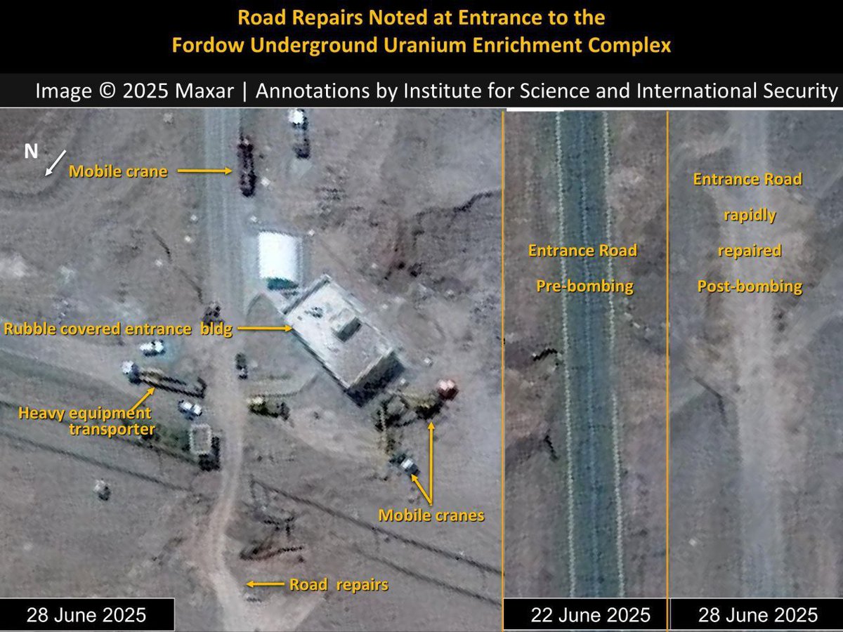 Satellite Images Show Iran Reviving Natanz Work, Repairing Bombed ...