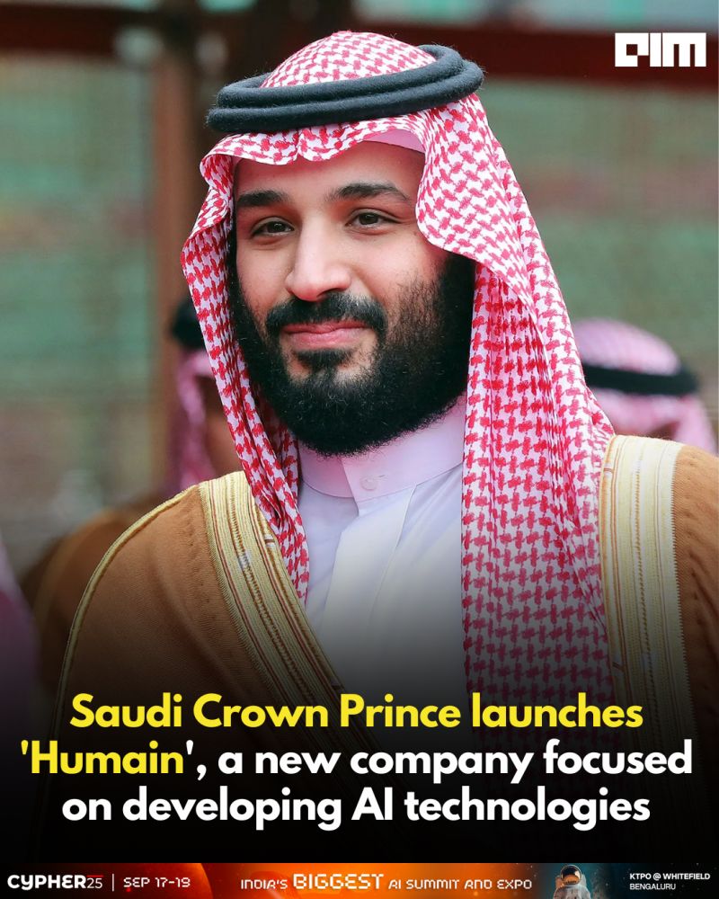 Saudi Arabia Launches Humain AI Firm, Led by Tareq Amin and Backed by ...