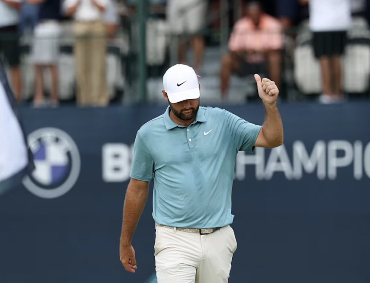 Scottie Scheffler Erases Four-Shot Deficit, Wins BMW Championship with ...