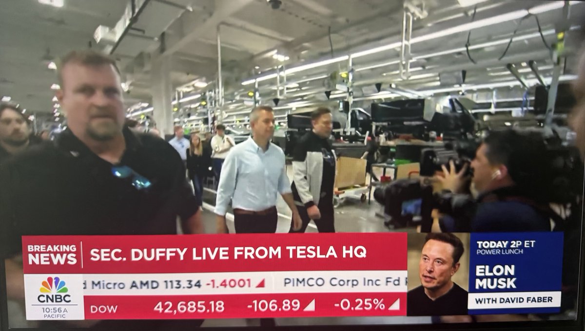 Sean Duffy Visits Tesla Giga Texas in Austin, Rides Autonomous Vehicle ...