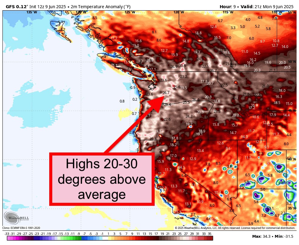 Seattle Breaks Heat Records as Las Vegas Nears 108°F with Extreme Heat ...