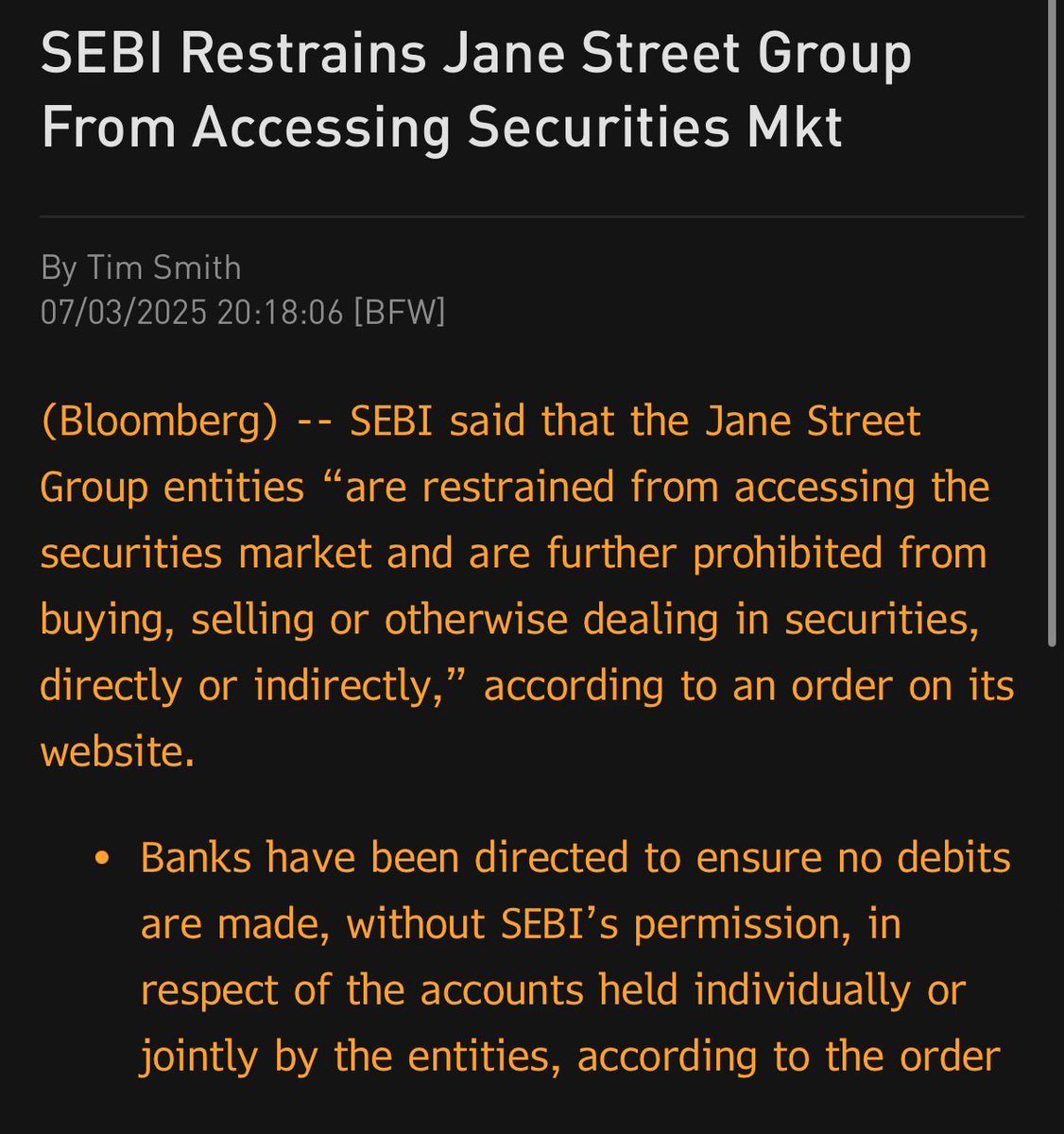 SEBI Bars Jane Street, Seeks $570 Million in Alleged Gains | DeepNewz India