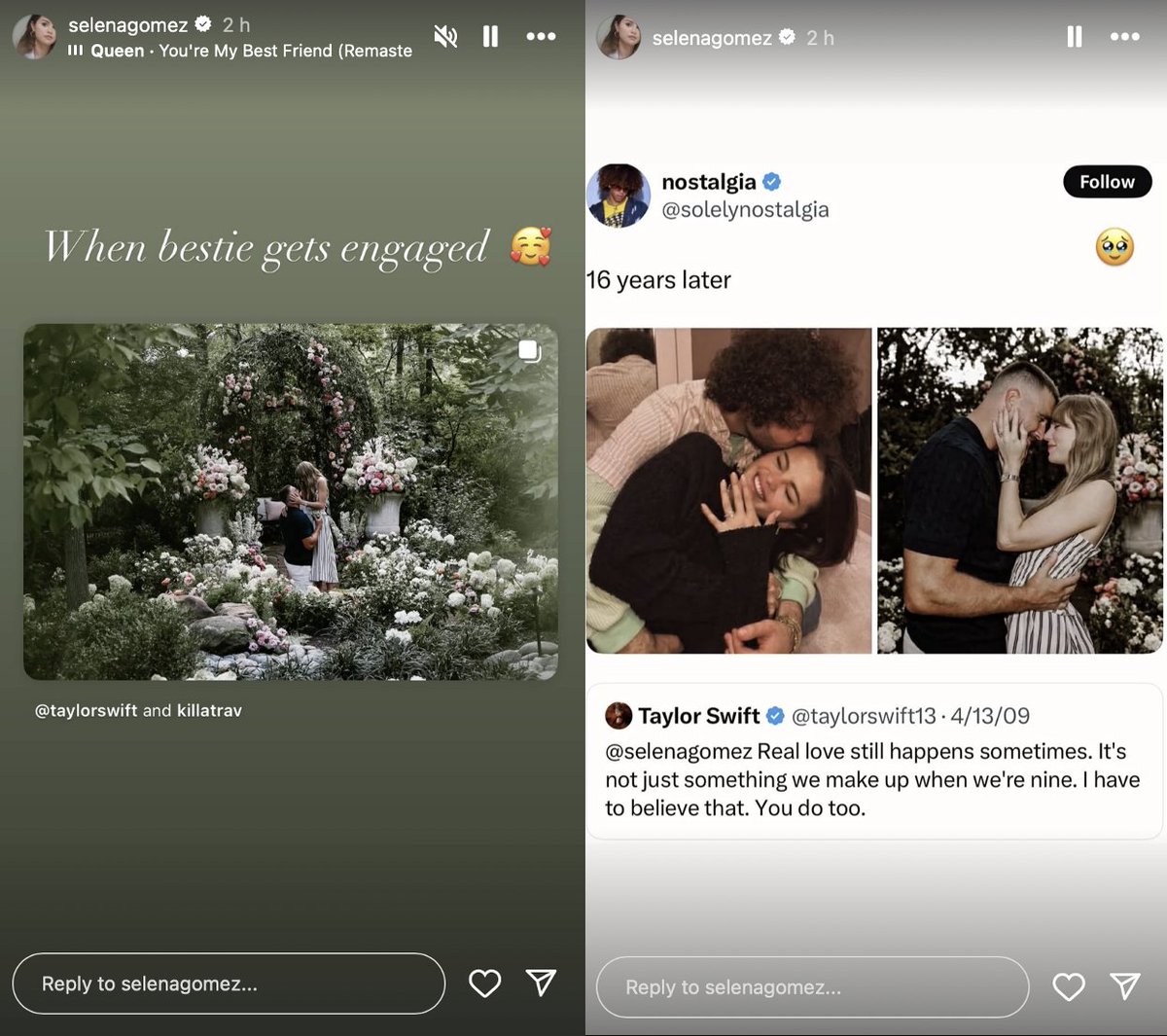 Selena Gomez Holds Cabo Bachelorette, Cheers Taylor Swift Engagement ...