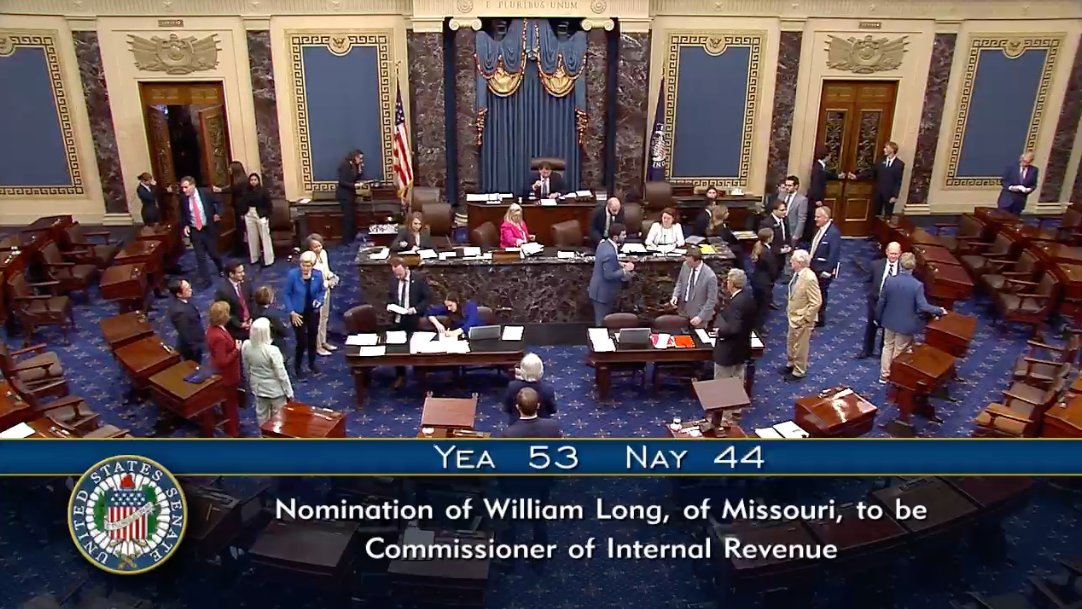 Senate Confirms Billy Long as IRS Commissioner, 53-44 | DeepNewz US Gov ...