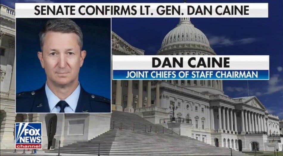 Senate Confirms Dan 'Razin' Caine as Chairman of Joint Chiefs of Staff ...