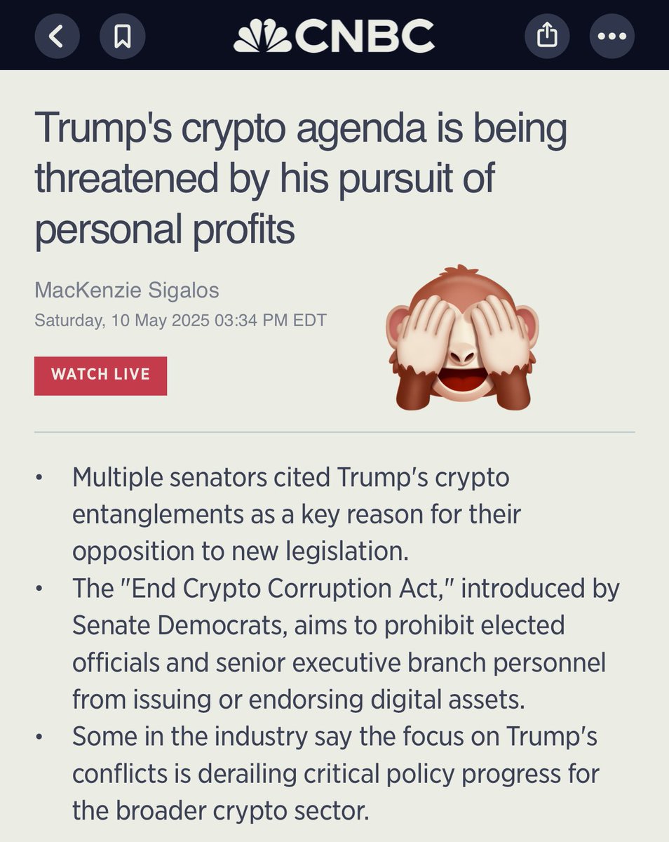 Senate Democrats Block Stablecoin Bill Amid Trump Family Crypto Ventures and Ban Proposal on ...