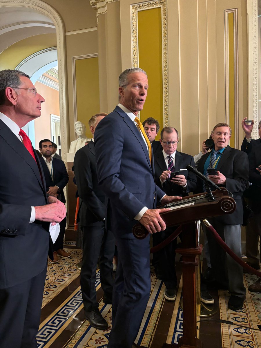Senate GOP Leader John Thune Says Trump Kept Promises Amid Tariffs, Low ...