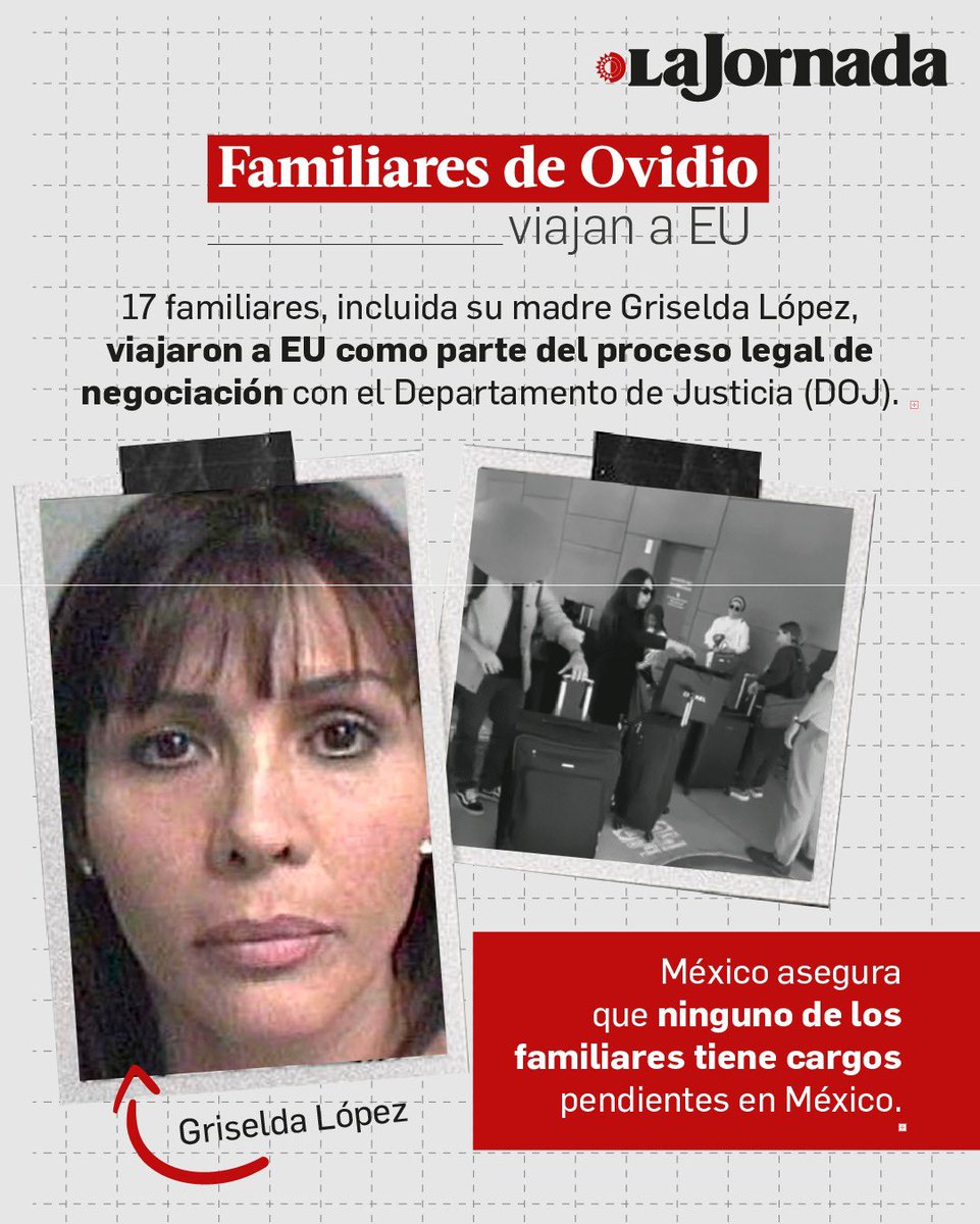 Seventeen Family Members of Ovidio Guzmán Lopez Enter U.S. Under Deal ...