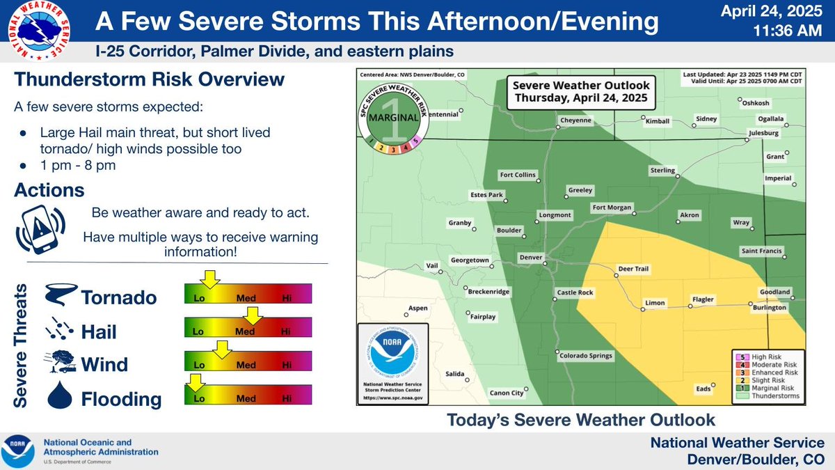 Severe Storms with Hail, Tornado Warnings Hit Denver Area, Nebraska ...