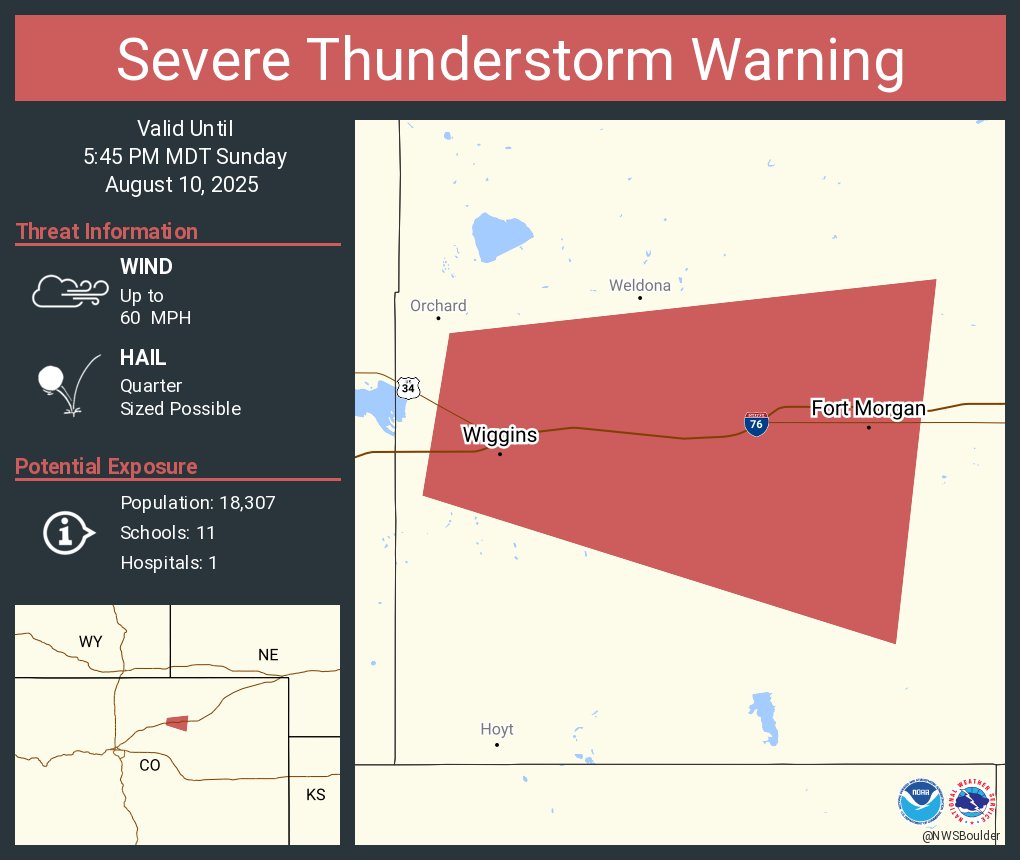 Severe Storms Hammer Colorado Front Range With Baseball-Size Hail ...