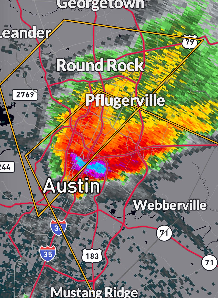 Severe Storms Hit Austin: Giant Hail, 60,000 Lose Power, One Missing ...
