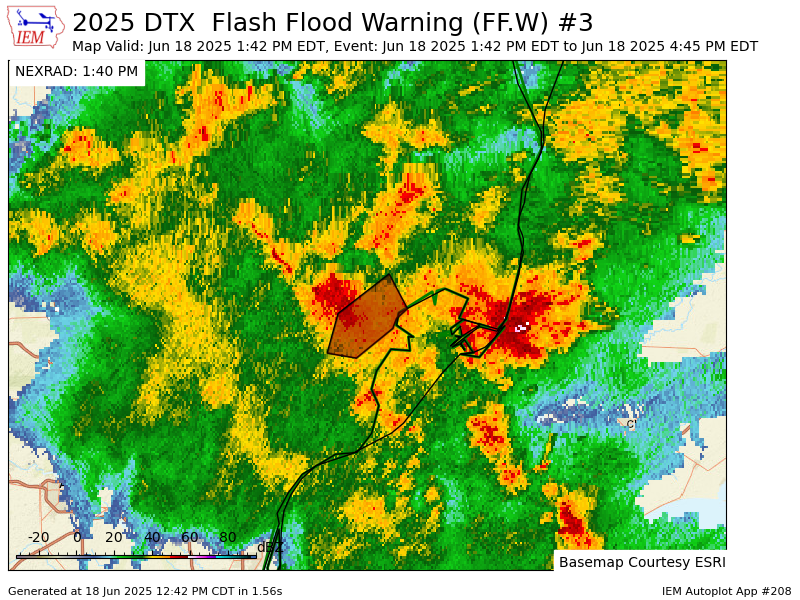 Severe Storms Trigger Tornado and Flood Alerts Across Michigan and ...