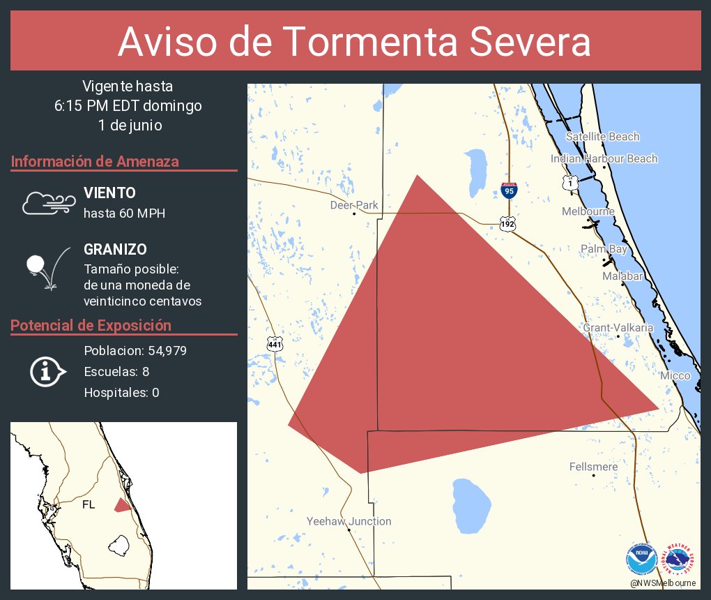 Severe Thunderstorm and Tornado Warnings With 60 MPH Winds and Hail ...