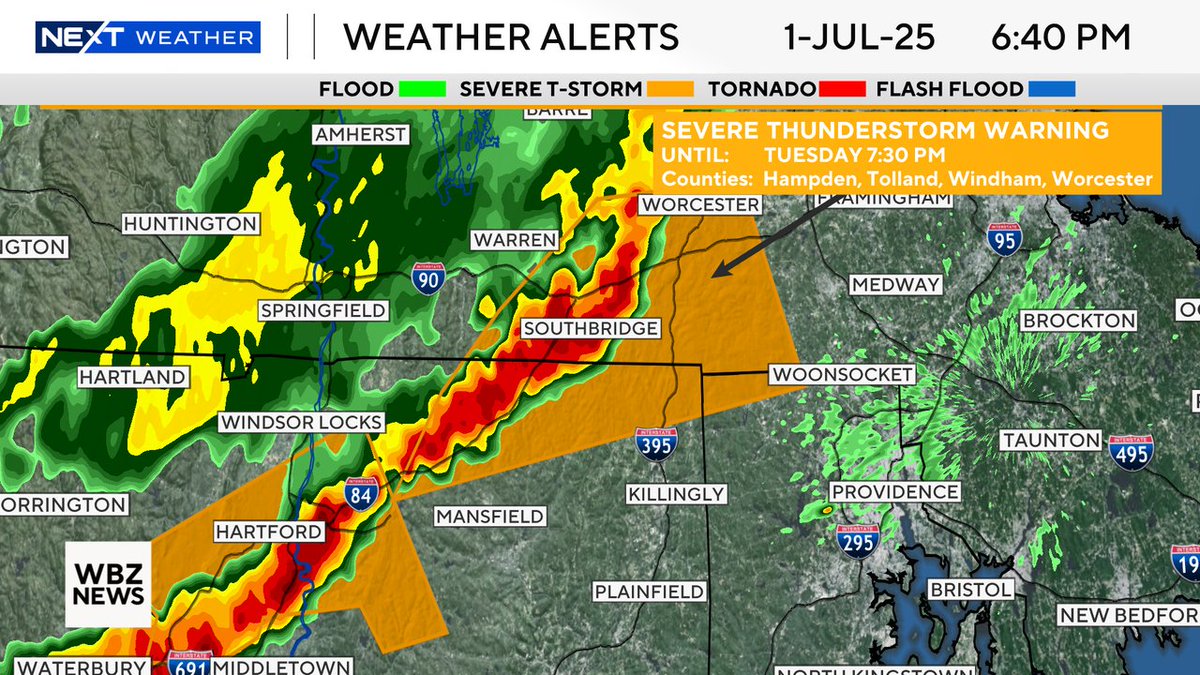 Severe Thunderstorms Prompt Warnings Across Central, Eastern ...