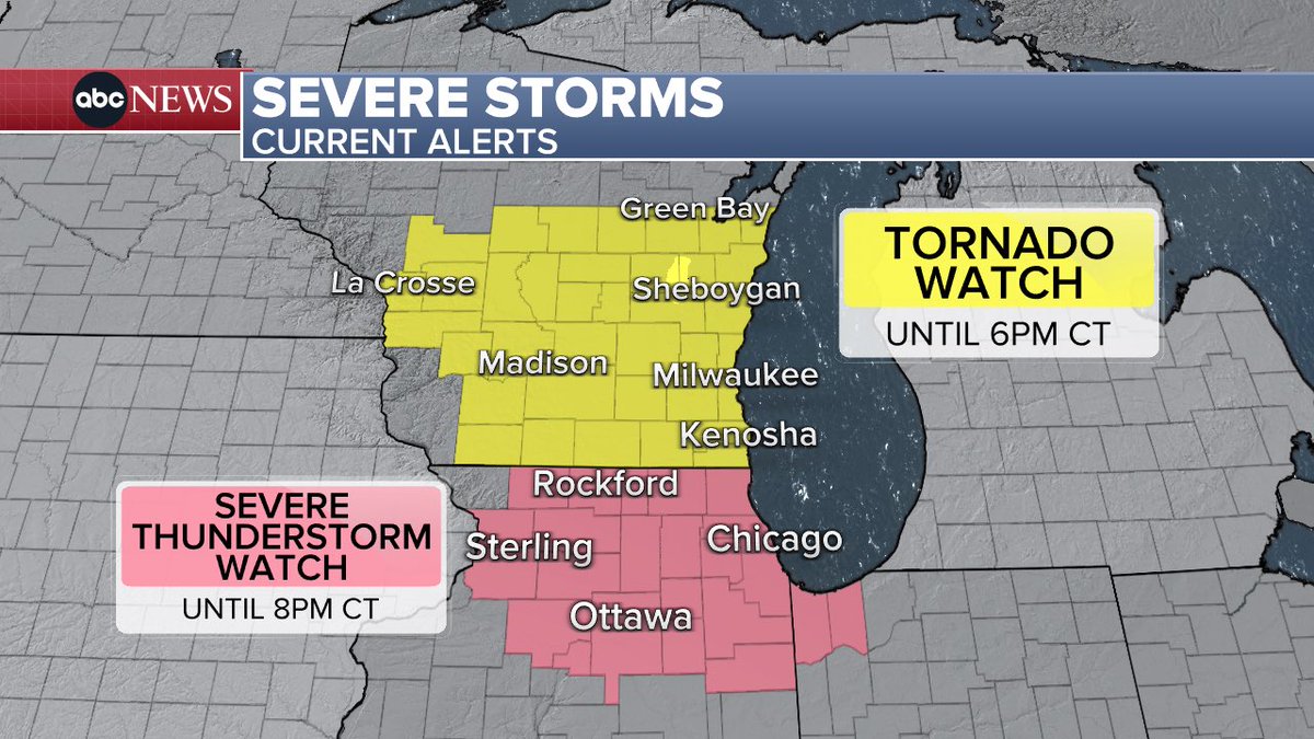Severe Thunderstorms and Tornado Warnings Hit Southern Wisconsin 12-7 ...