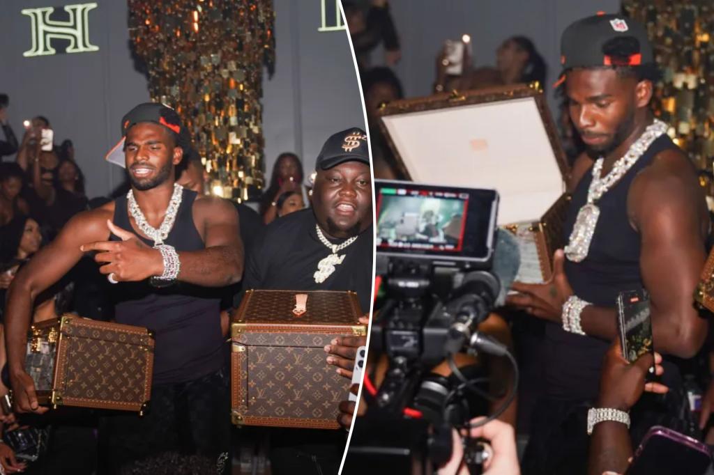 Shedeur Sanders Hosts Star-Studded NFL Draft Party with Louis Vuitton Cash Gift After Signing $4 ...