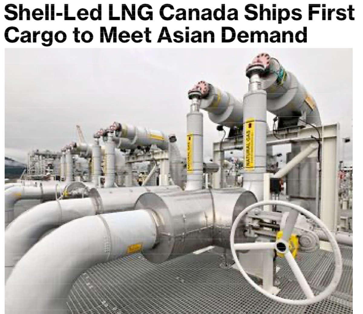 Shell-Led LNG Canada Sends First Export Cargo From Kitimat Facility ...