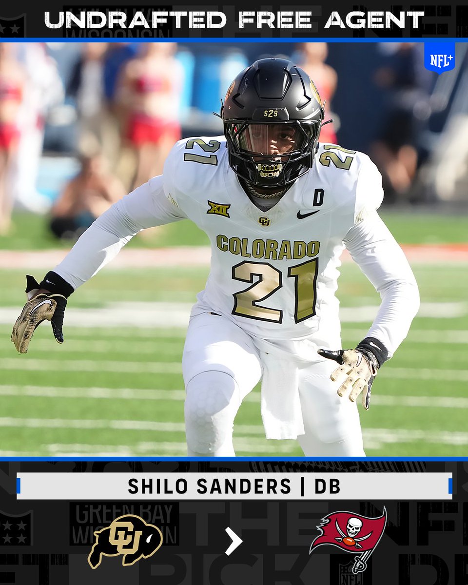 Shilo Sanders Joins Buccaneers as Undrafted Free Agent, Celebrated by ...