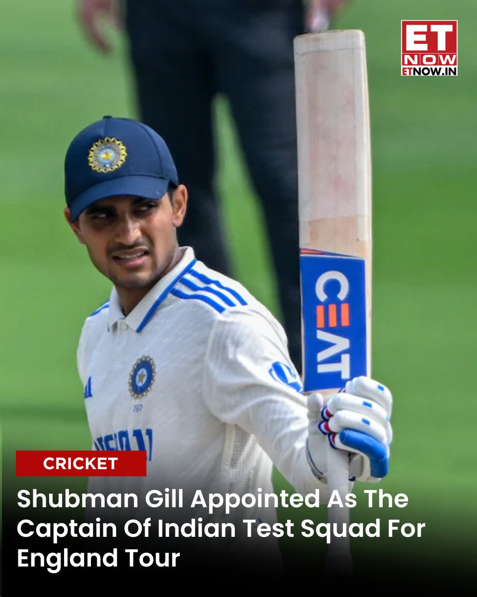 Shubman Gill Named India's Fifth-Youngest Test Captain for England Tour ...