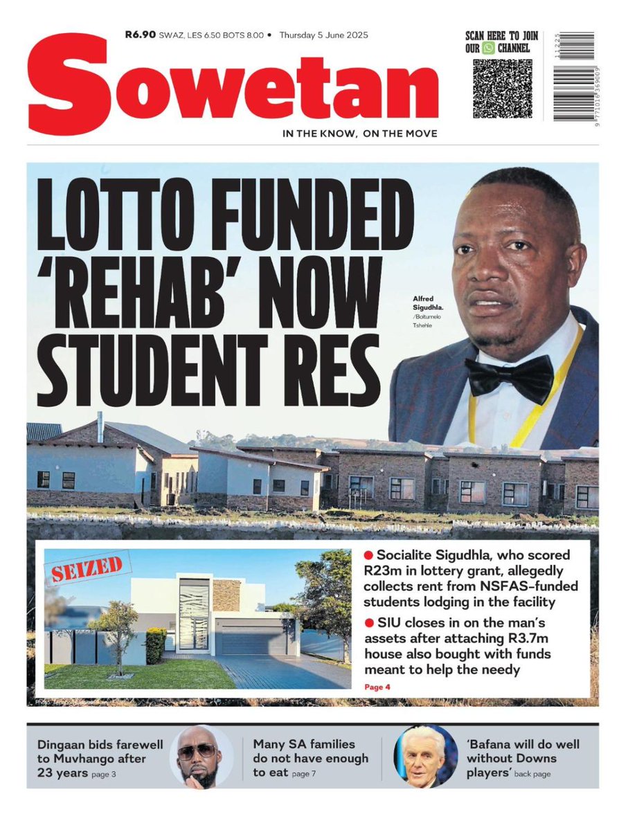 SIU Freezes R36 Million Lottery-Funded Properties Including Midstream ...