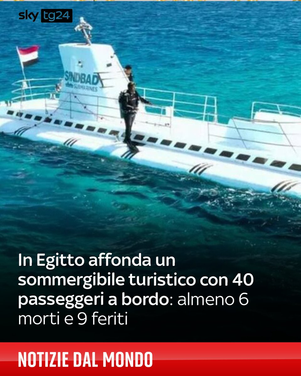 Six Dead After Tourist Submarine Sinks Near Hurghada, Egypt | DeepNewz ...