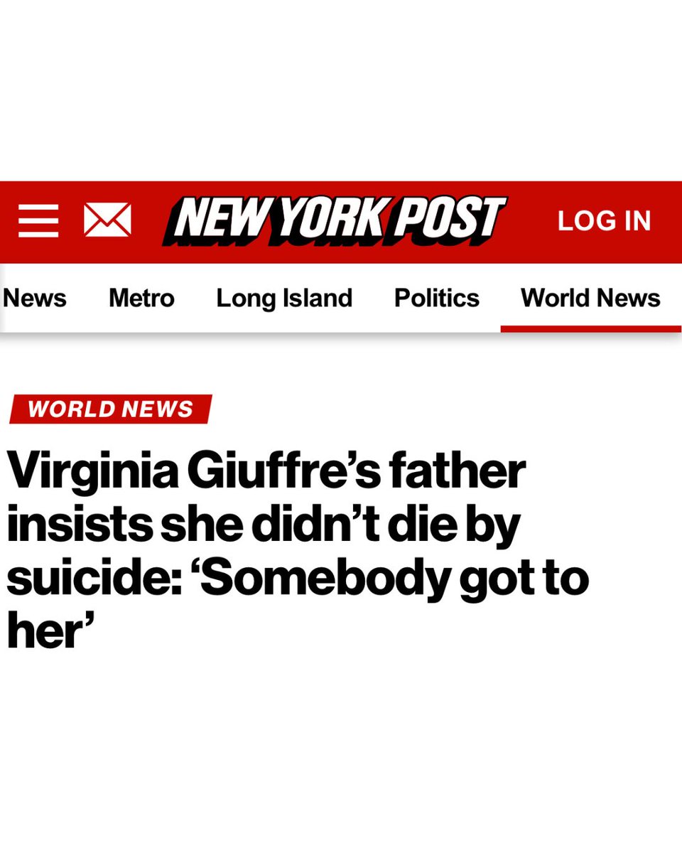 Sky Roberts Disputes Daughter Virginia Giuffre's Suicide, Suggests Foul ...