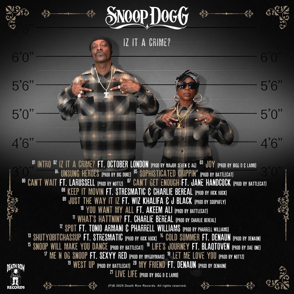 Snoop Dogg Releases 'Iz It A Crime?' Album Featuring Pharrell, Wiz ...