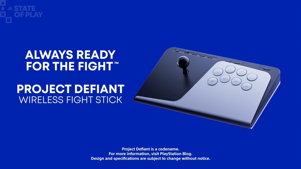 Sony Unveils Project Defiant Wireless Fight Stick for PS5 and PC ...