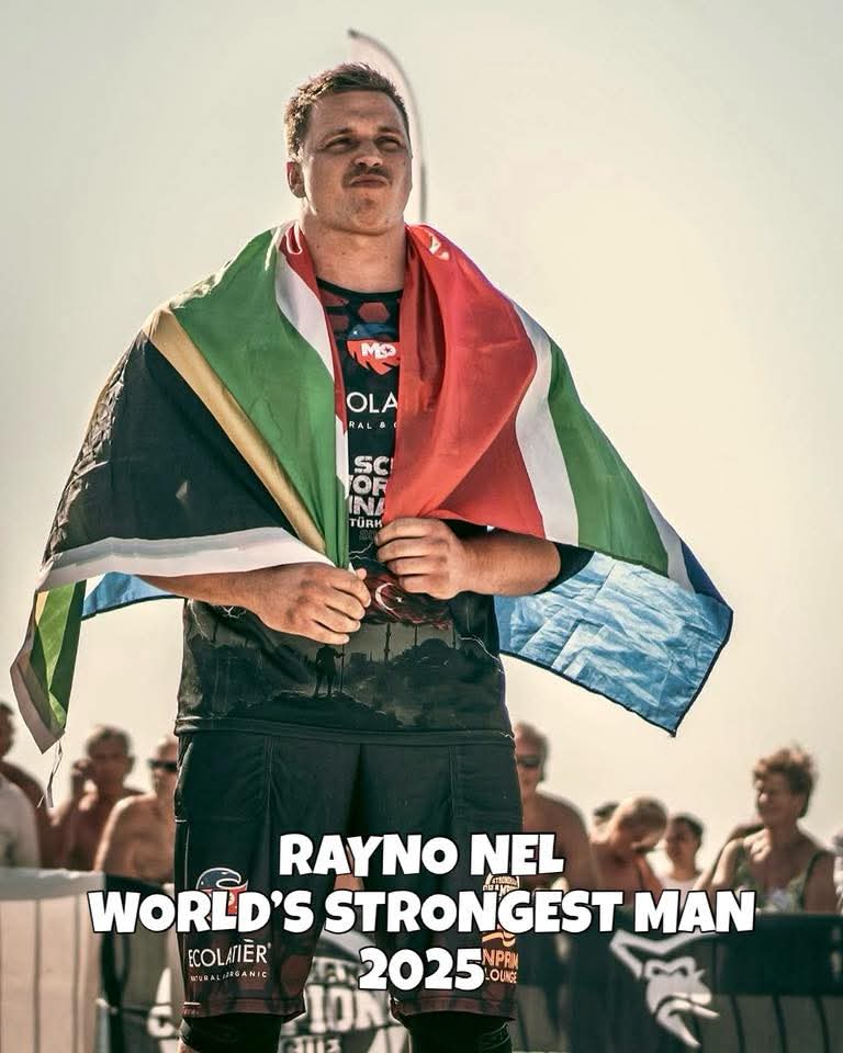 South Africa's Rayno Nel Wins 2025 World's Strongest Man in Debut Year ...