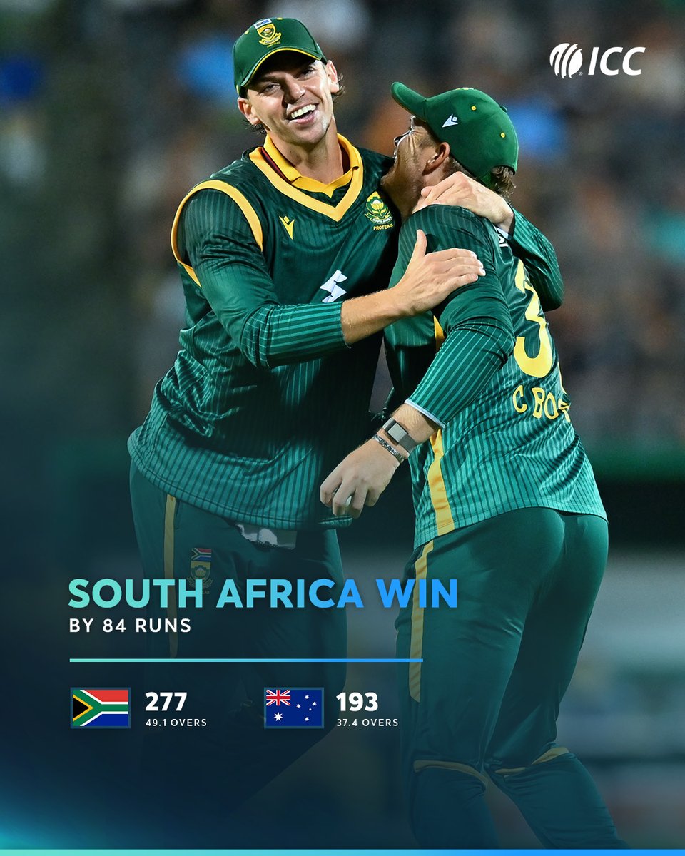 South Africa Wins ODI Series 2-1 Over Australia Despite Record 431-2 in ...