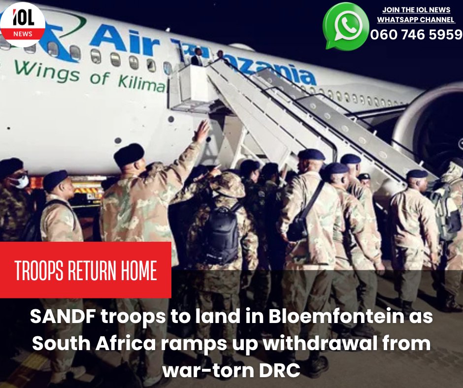 South African Troops Begin Phased Withdrawal From Eastern DRC After ...