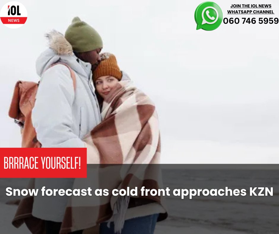 South African Weather Service Warns Two Cold Fronts to Hit Western Cape, KwaZulu-Natal with ...