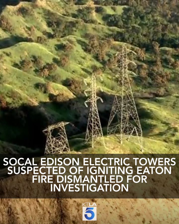 Southern California Edison Removes Transmission Tower for Testing in ...