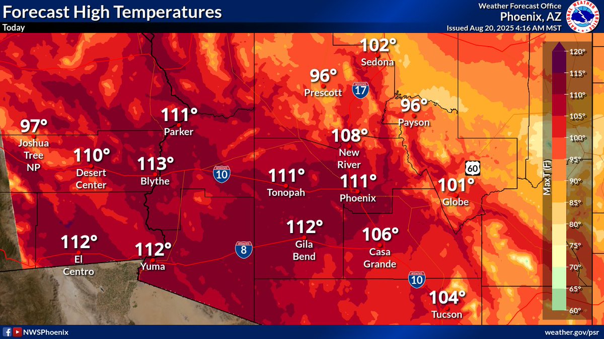 Southwest Heat Wave Sends Temperatures Past 110°F and Elevates Fire ...