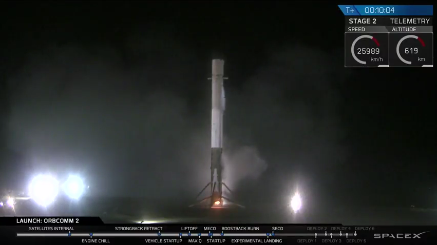 SpaceX Completes Final Falcon 9 Landing at LZ-1 After 10 Years; Dragon ...