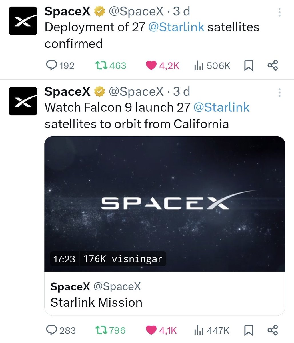 SpaceX's Falcon 9 Launches Starlink 6-75, Starship 35 Conducts Static ...