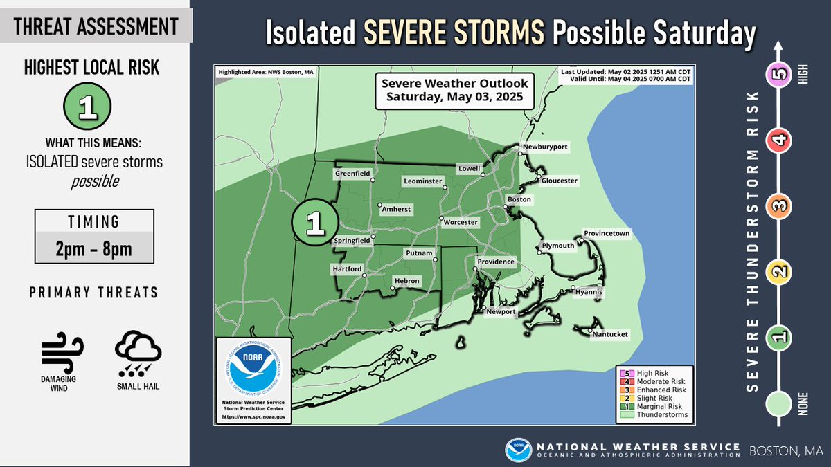 SPC Upgrades to Slight Risk for Severe Storms Saturday With Strong ...