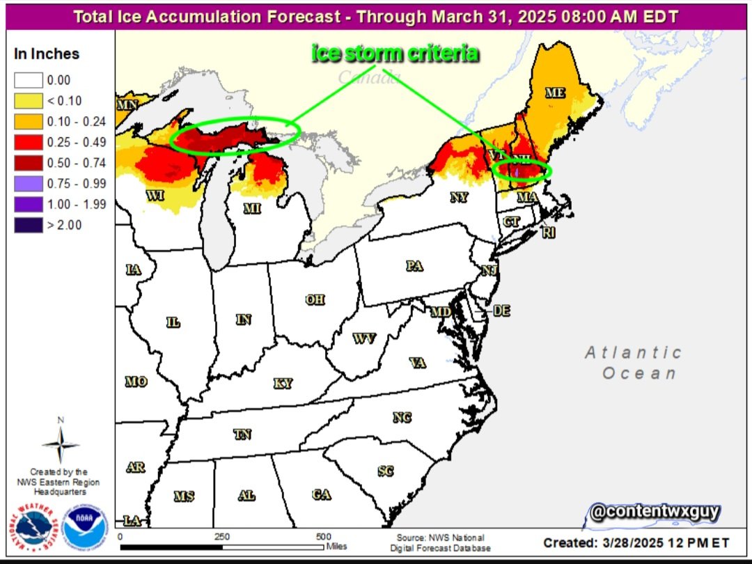 Spring Storms Bring 40 cm of Snow and Ice Accumulation, Power Outages ...